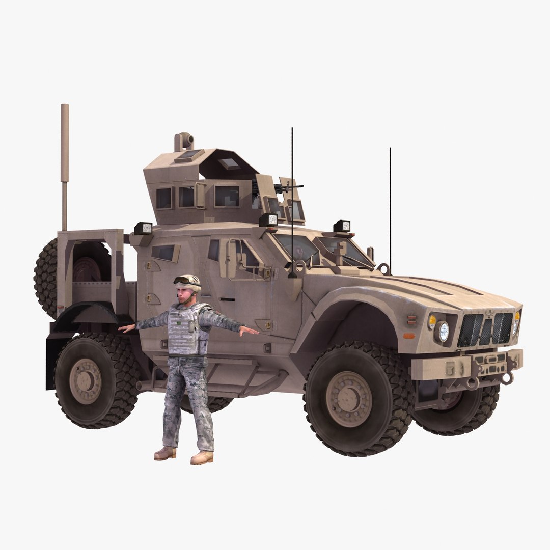 3d Matv Vehicle Army Model