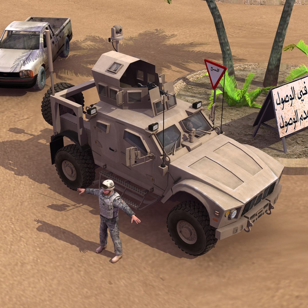 3d Matv Vehicle Army Model