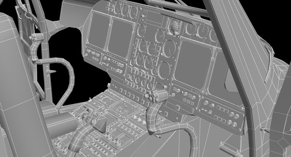 as332 super puma 3d model