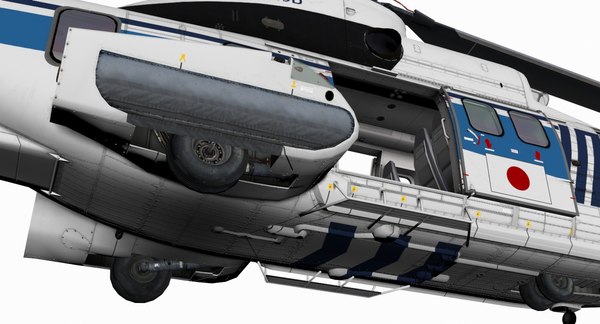 as332 super puma 3d model
