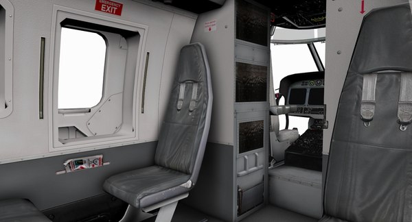 as332 super puma 3d model