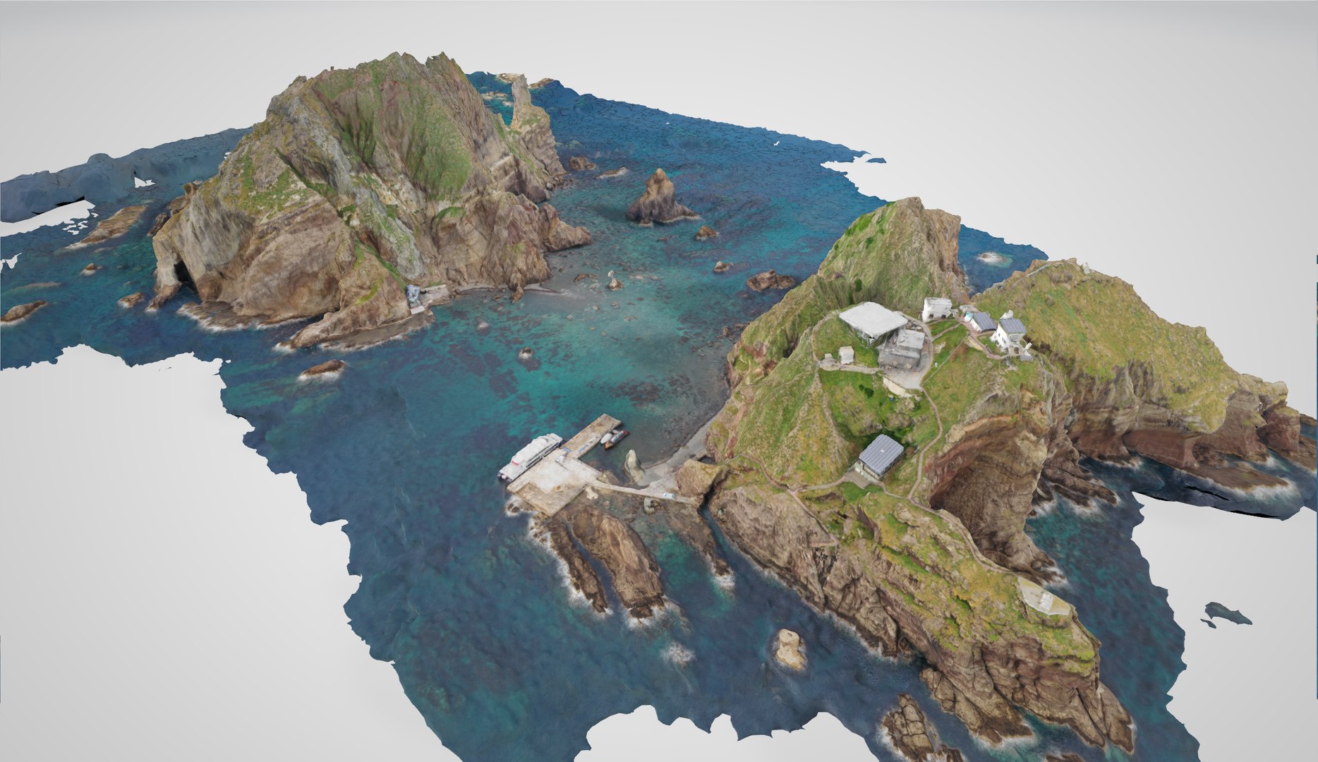 3D Model Dokdo - TurboSquid 2100899