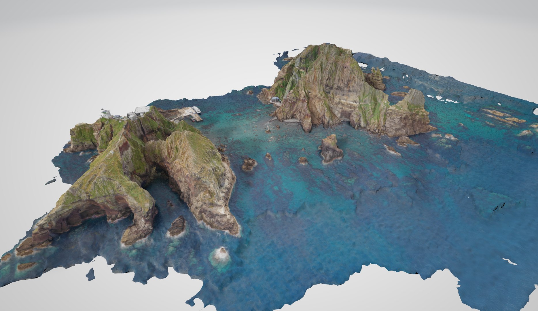3D Model Dokdo - TurboSquid 2100899