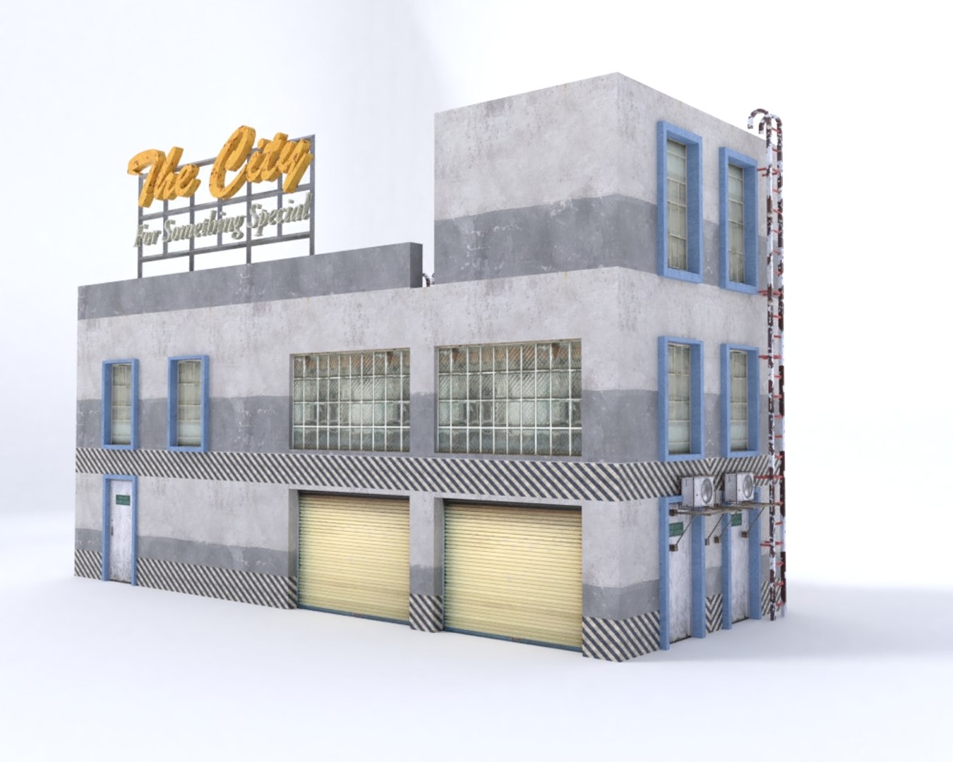 3D Building Store Warehouse - TurboSquid 1341191