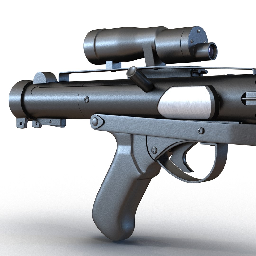 3d star wars stormtrooper gun model