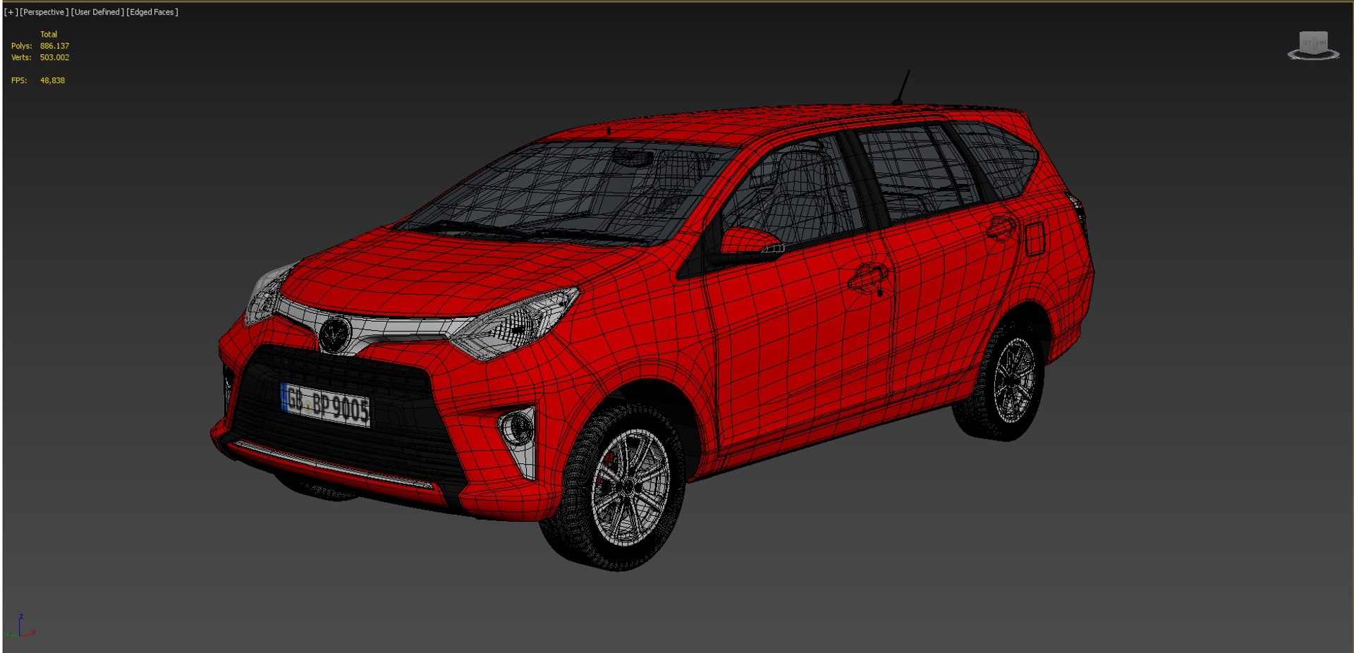 3D Model Toyota Calya 2017 - TurboSquid 1202088