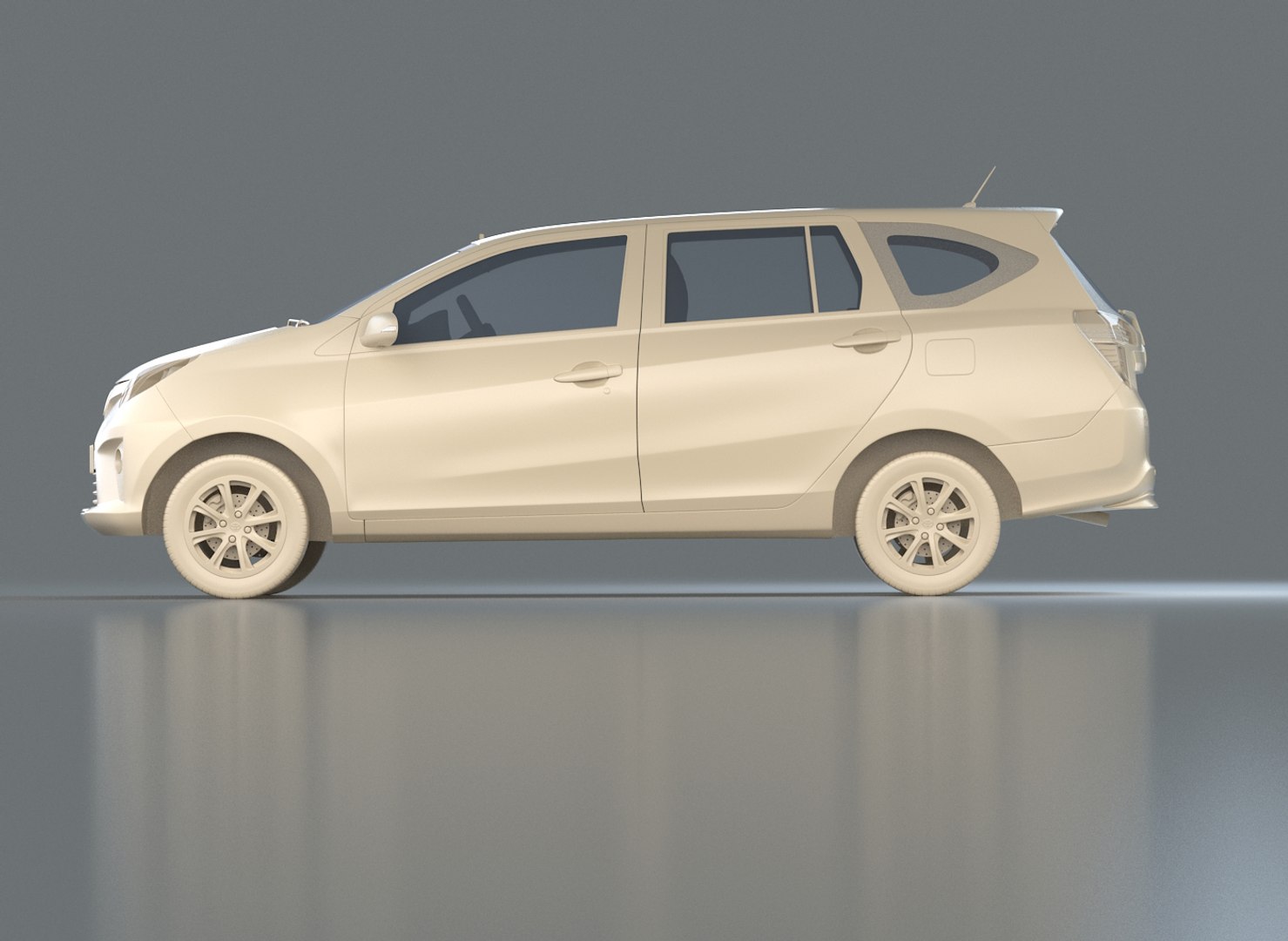 3D Model Toyota Calya 2017 - TurboSquid 1202088