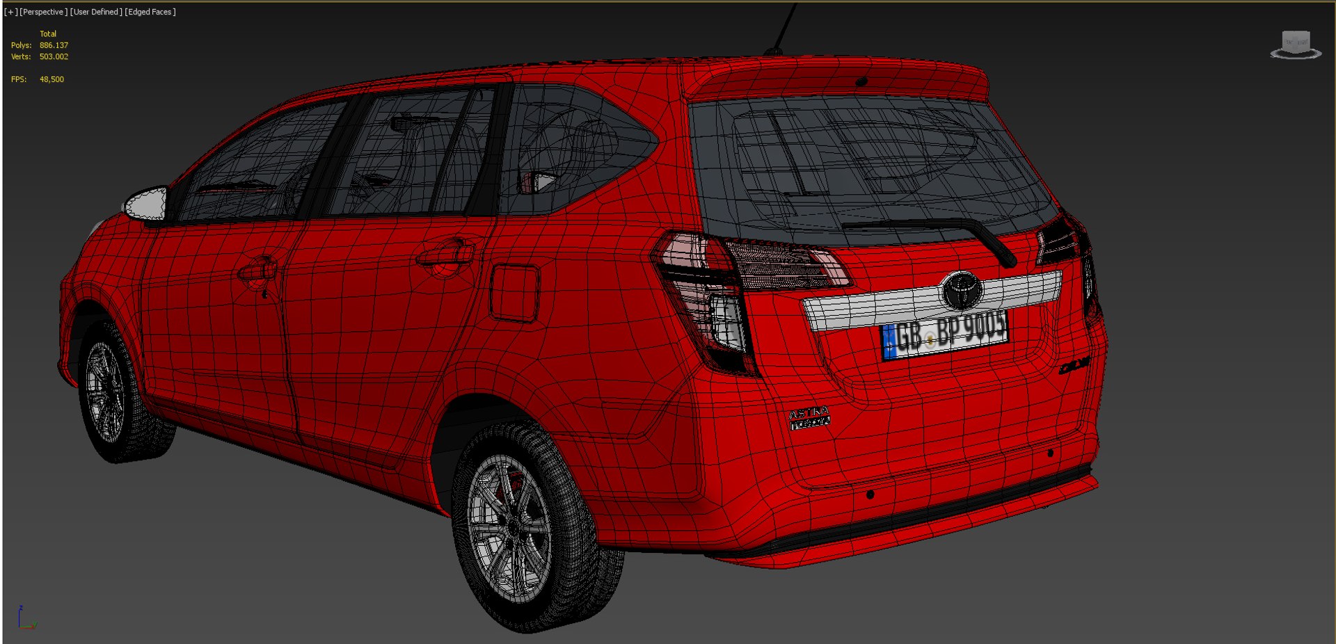 3D Model Toyota Calya 2017 - TurboSquid 1202088