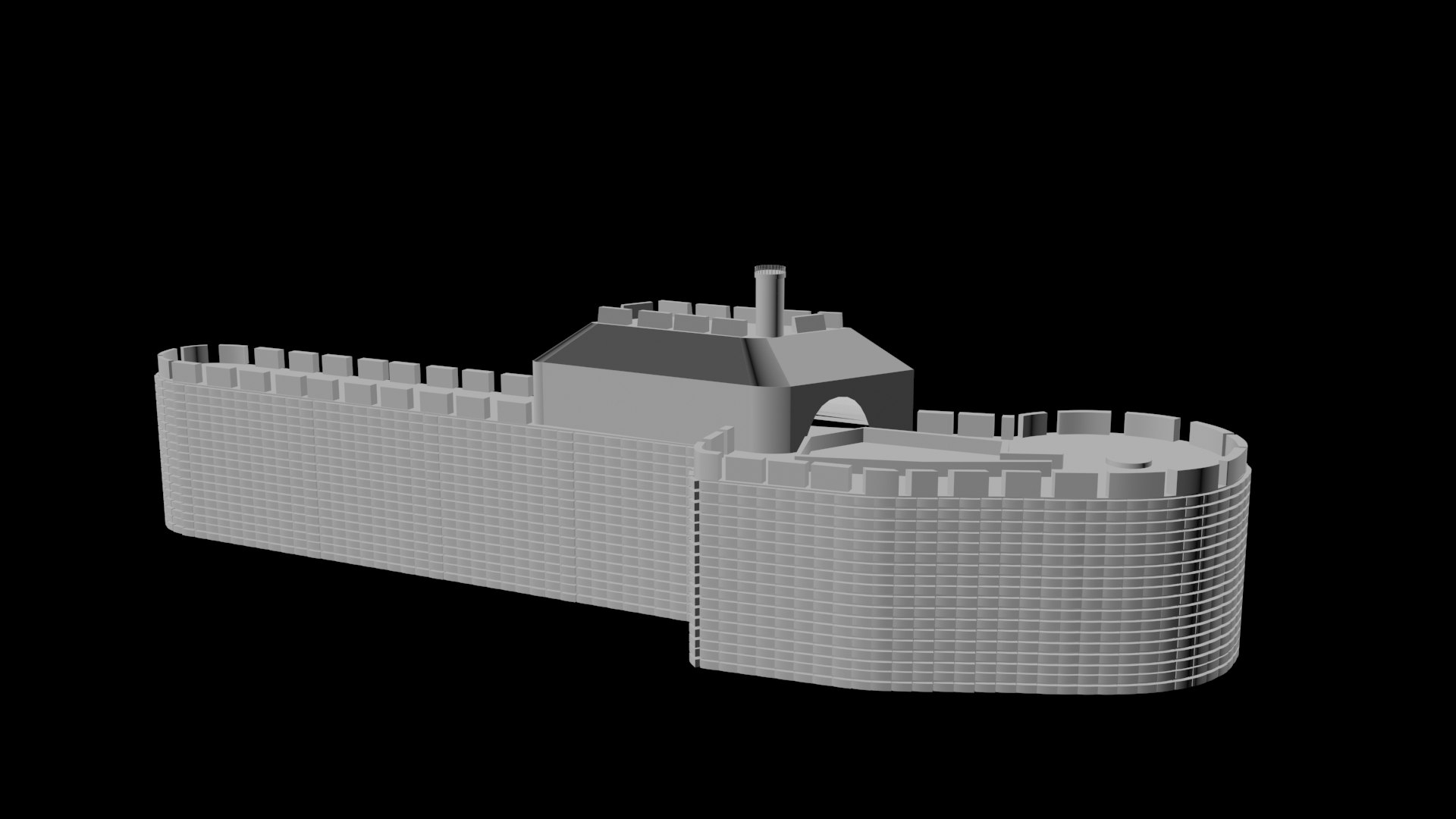 3D Model Diu Fortress - TurboSquid 2106053