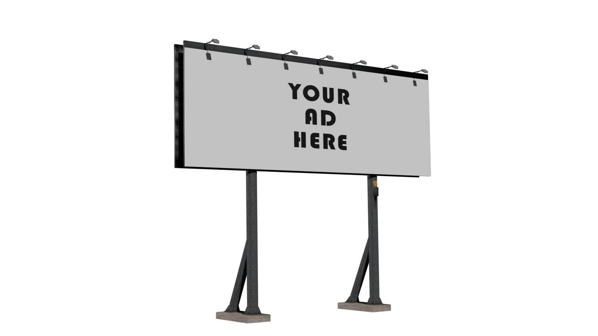Billboard 3D Model - TurboSquid 2285573