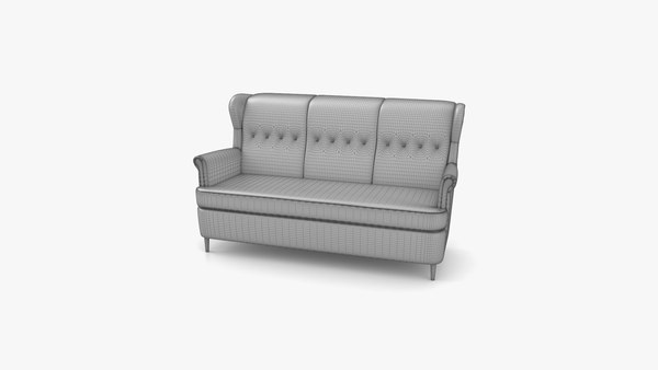 modelo 3d IKEA Strandmon Sofa - TurboSquid 2103130