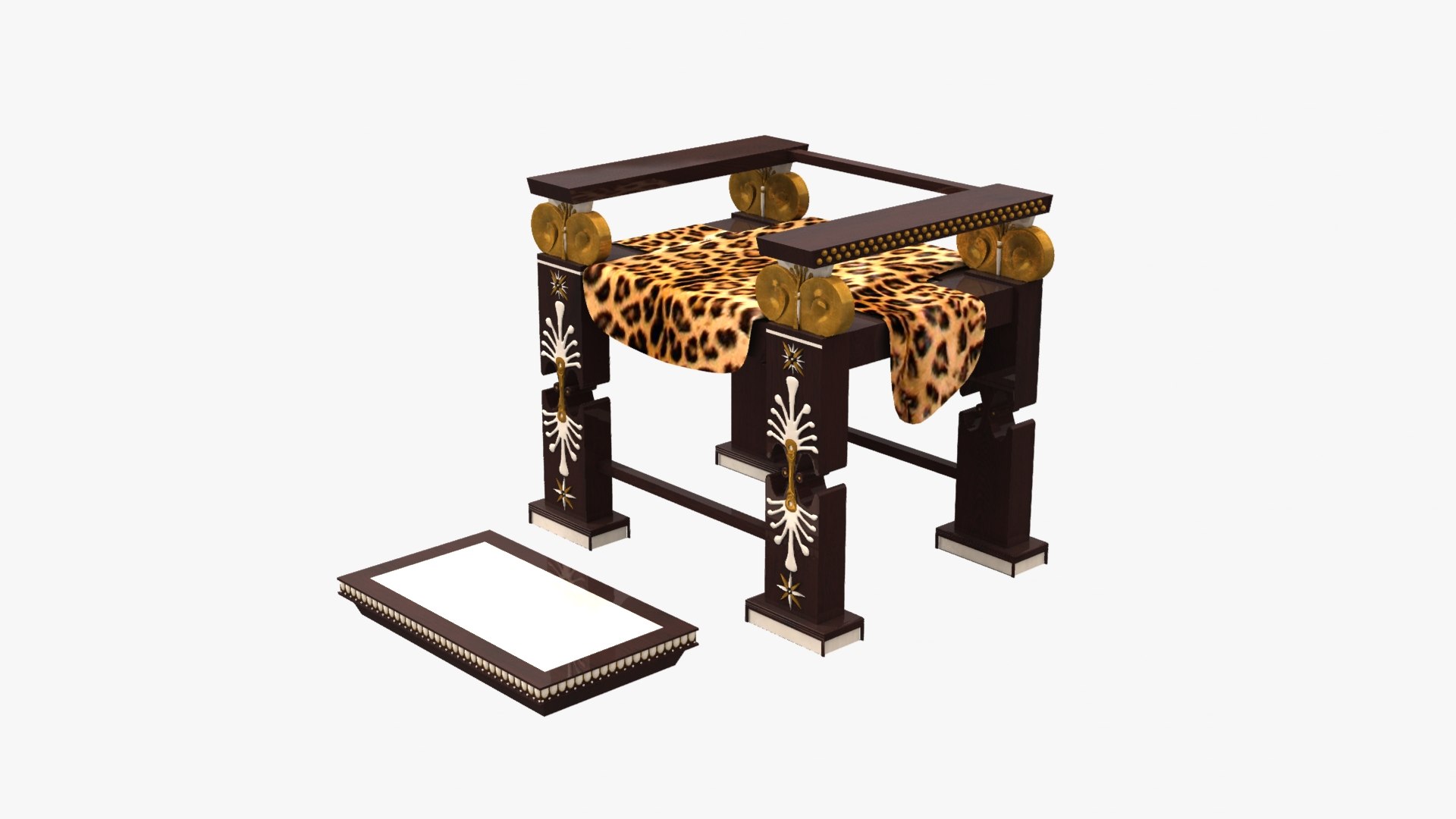 Ancient Greek Throne Kroisos A 3D Model - TurboSquid 2137332