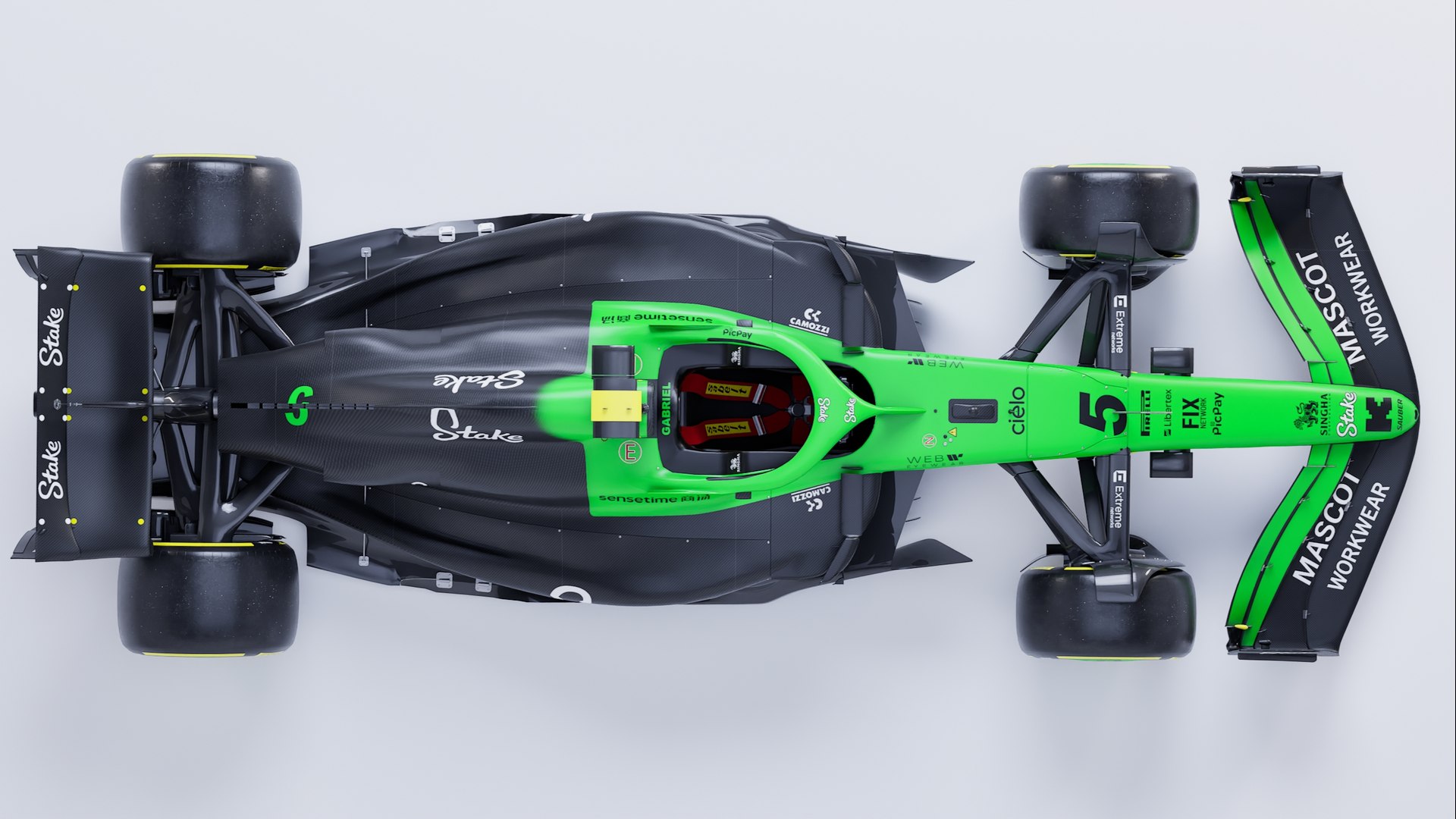 3D F1 2025 Sauber C45 Formula 1 Race Car Low-poly 3D Model - TurboSquid ...