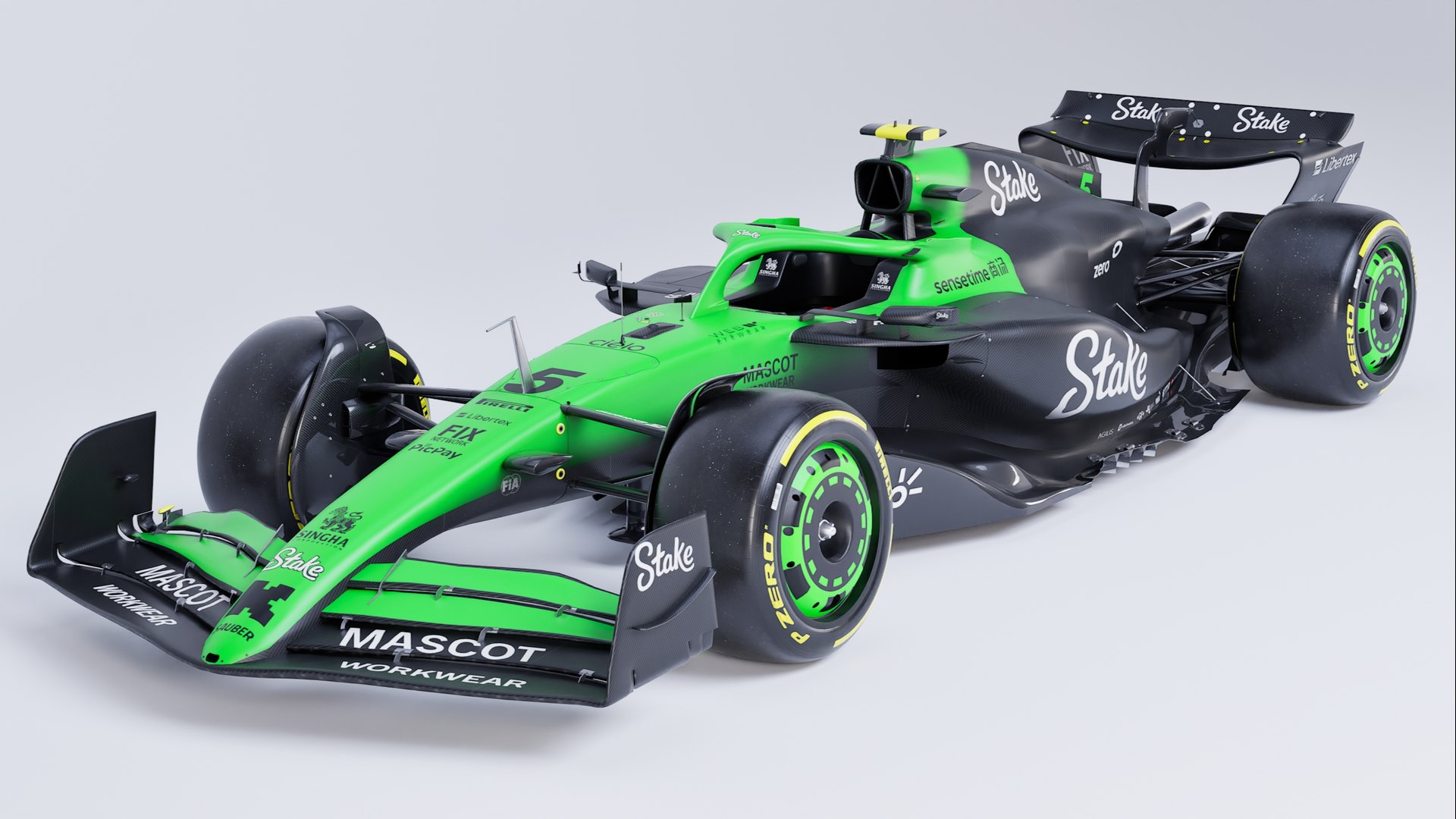 3D F1 2025 Sauber C45 Formula 1 Race Car Low-poly 3D Model - TurboSquid ...