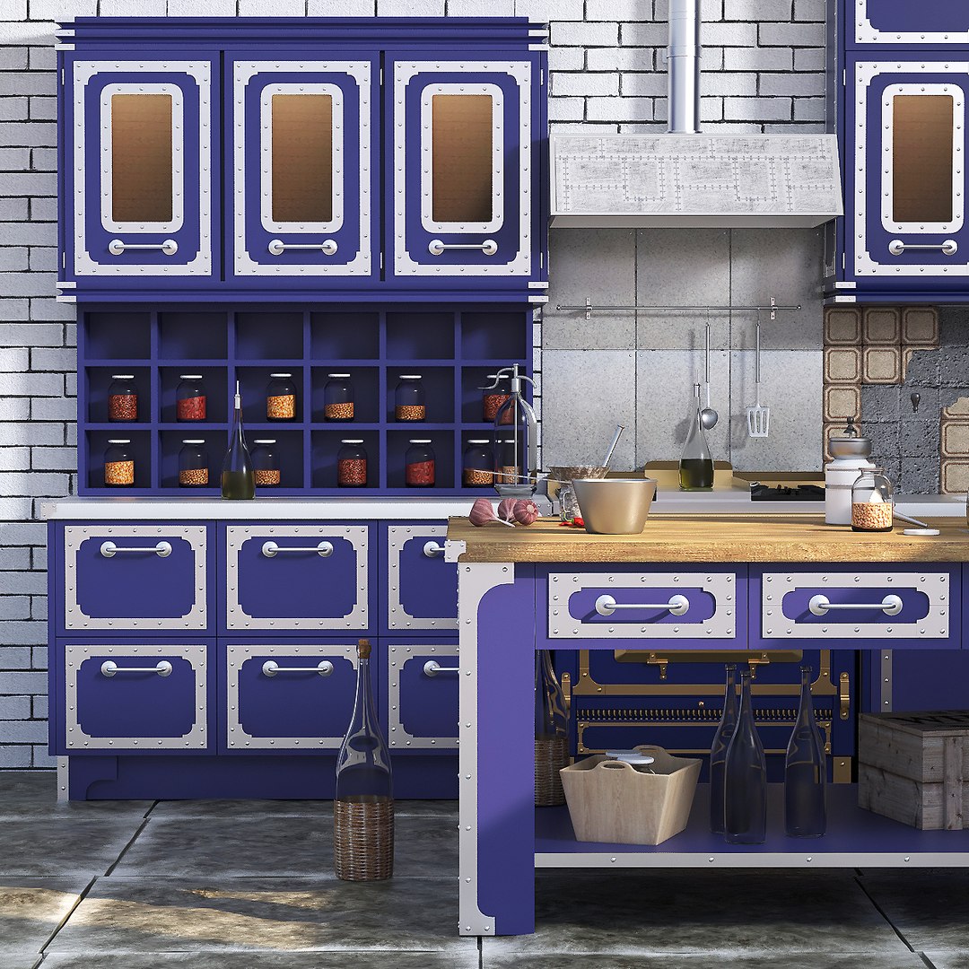 Kitchen Liverpool 3d Model