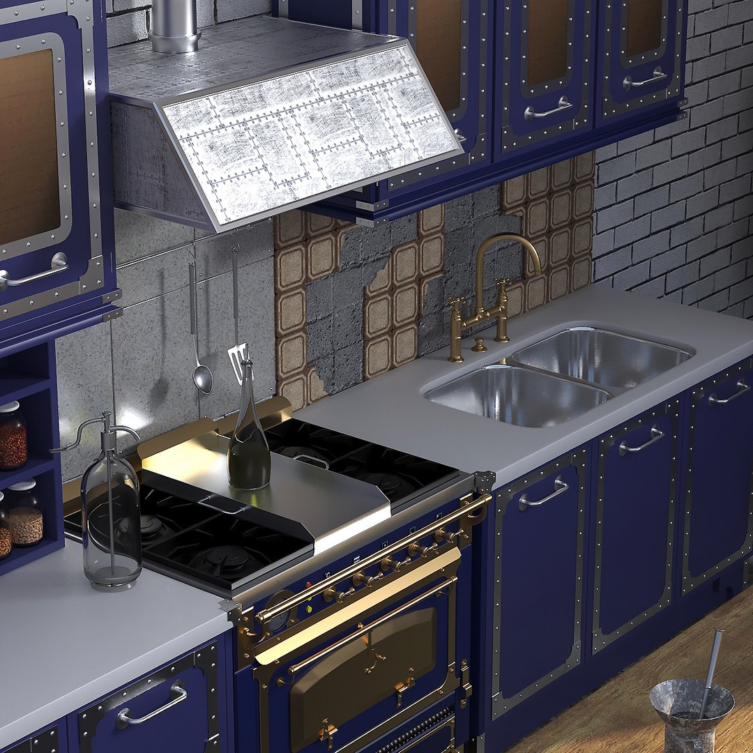 Kitchen Liverpool 3d Model