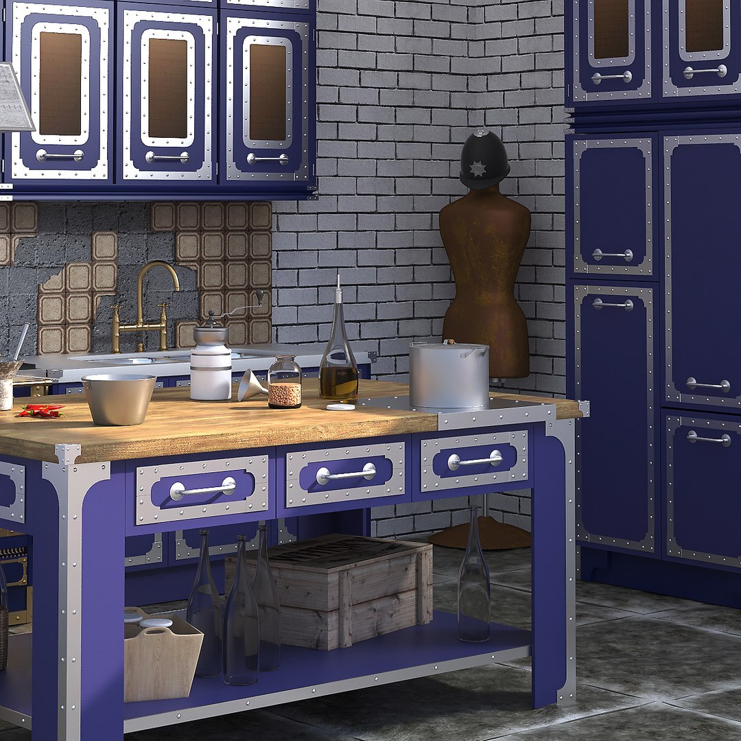 Kitchen Liverpool 3d Model