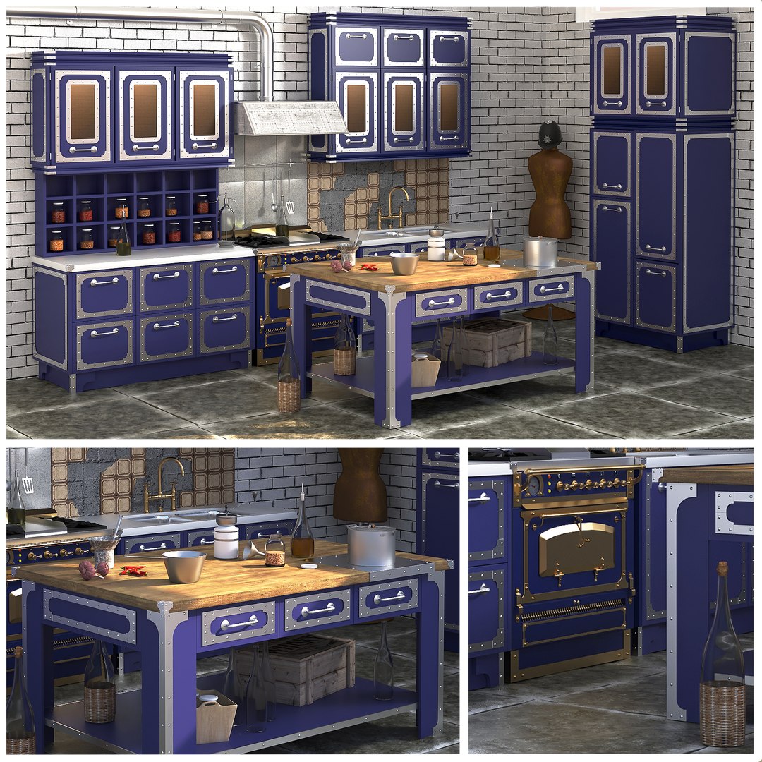 Kitchen Liverpool 3d Model