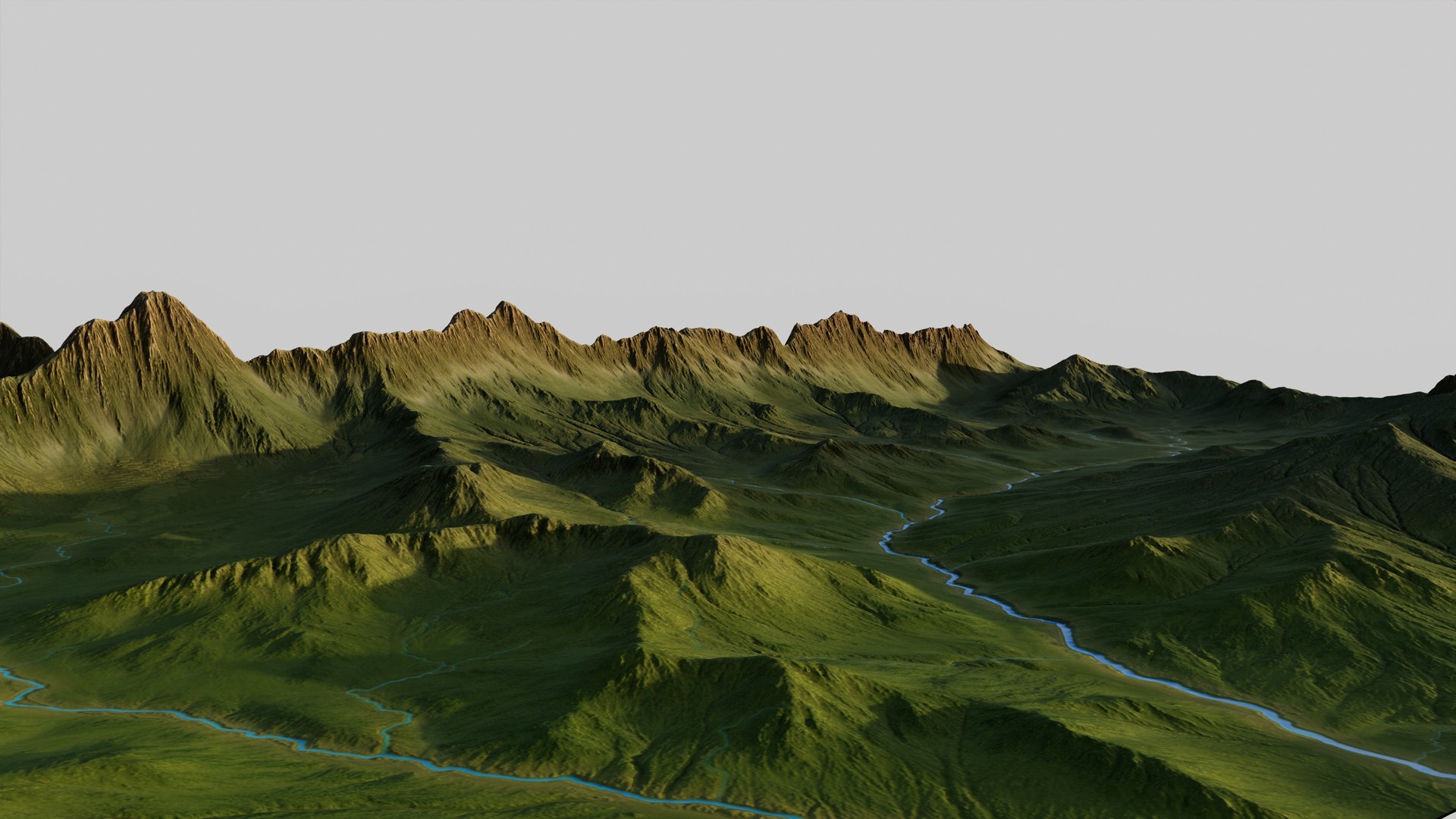 Kosuta Mountain Ridge 3D Model - TurboSquid 2141633