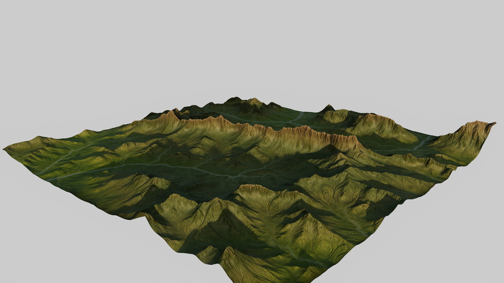 Kosuta Mountain Ridge 3D Model - TurboSquid 2141633
