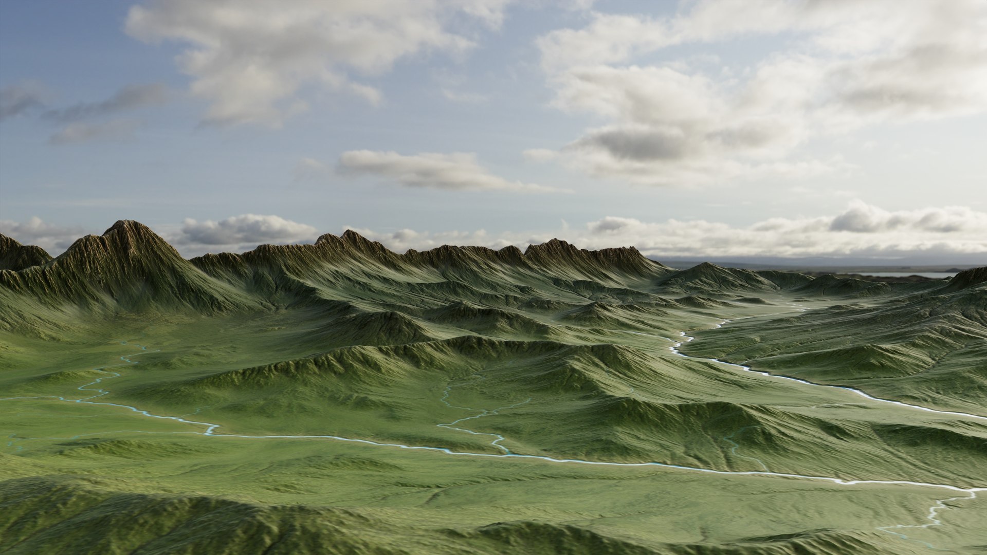 Kosuta Mountain Ridge 3D Model - TurboSquid 2141633
