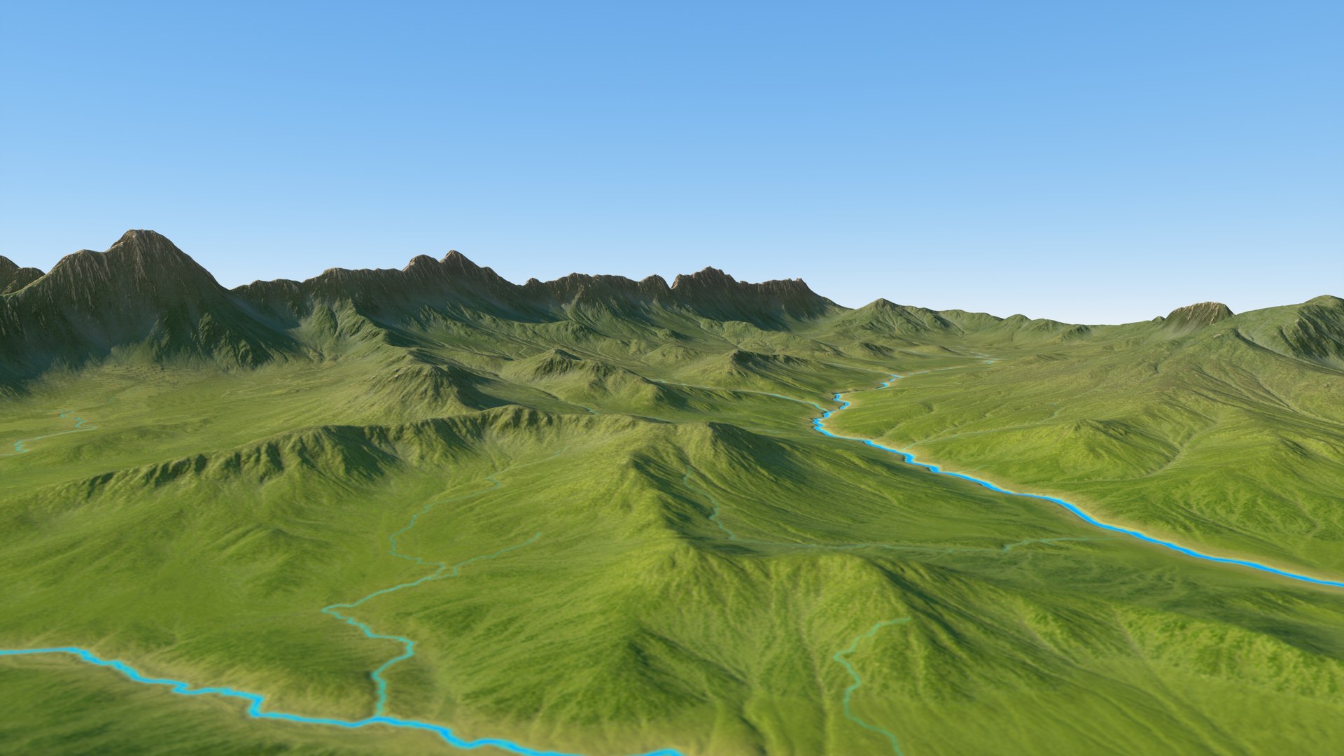 Kosuta Mountain Ridge 3D Model - TurboSquid 2141633