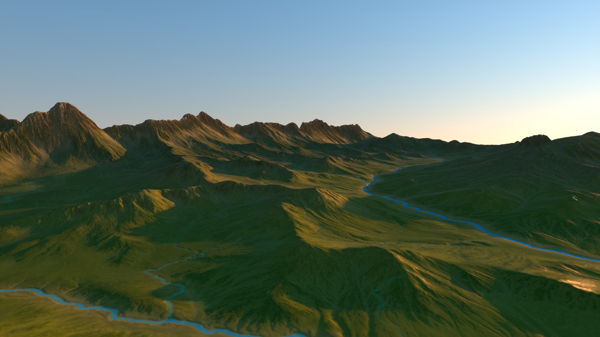 Kosuta mountain ridge 3D model - TurboSquid 2141633