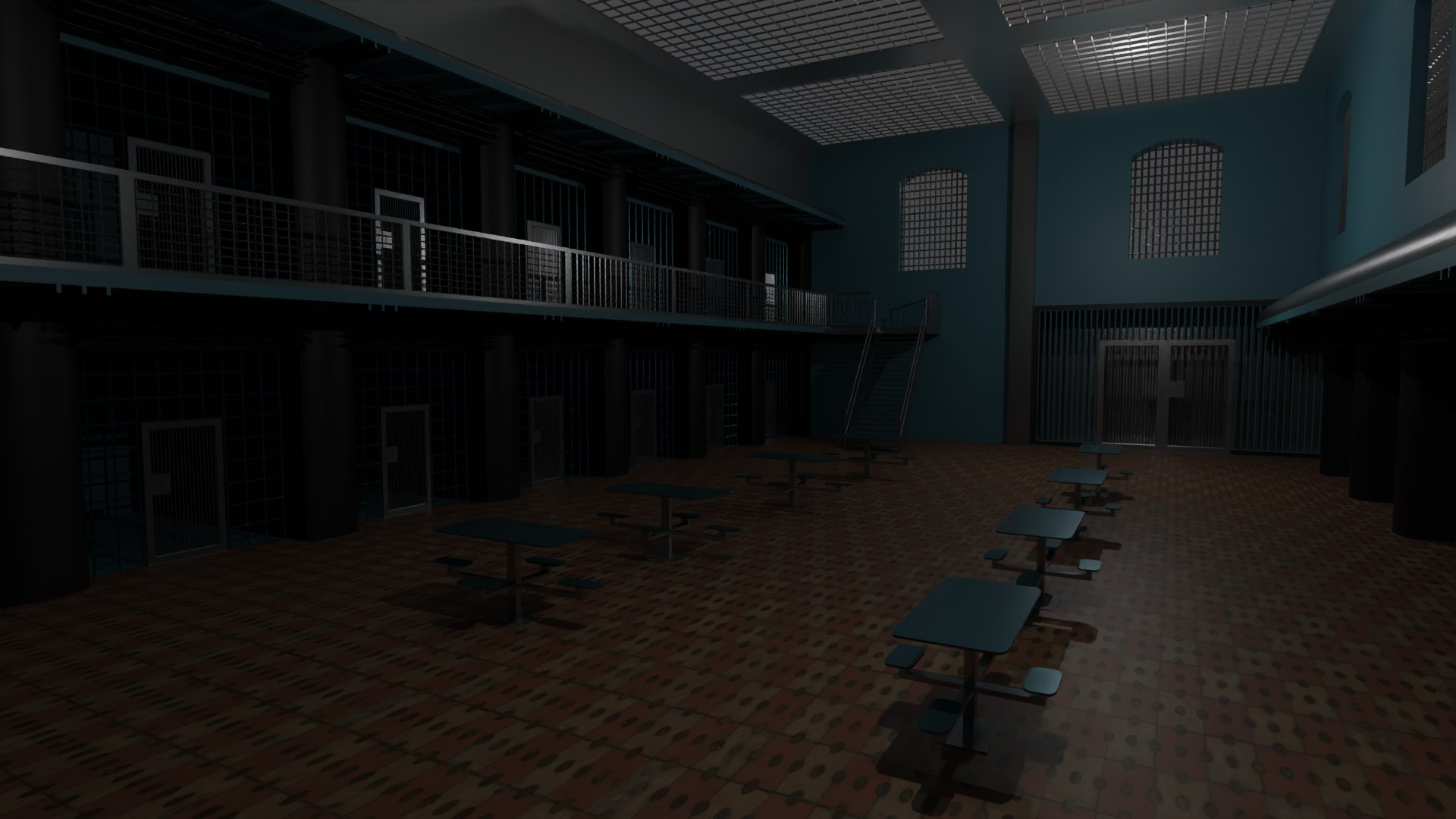 Prison Interior Model - TurboSquid 2157362