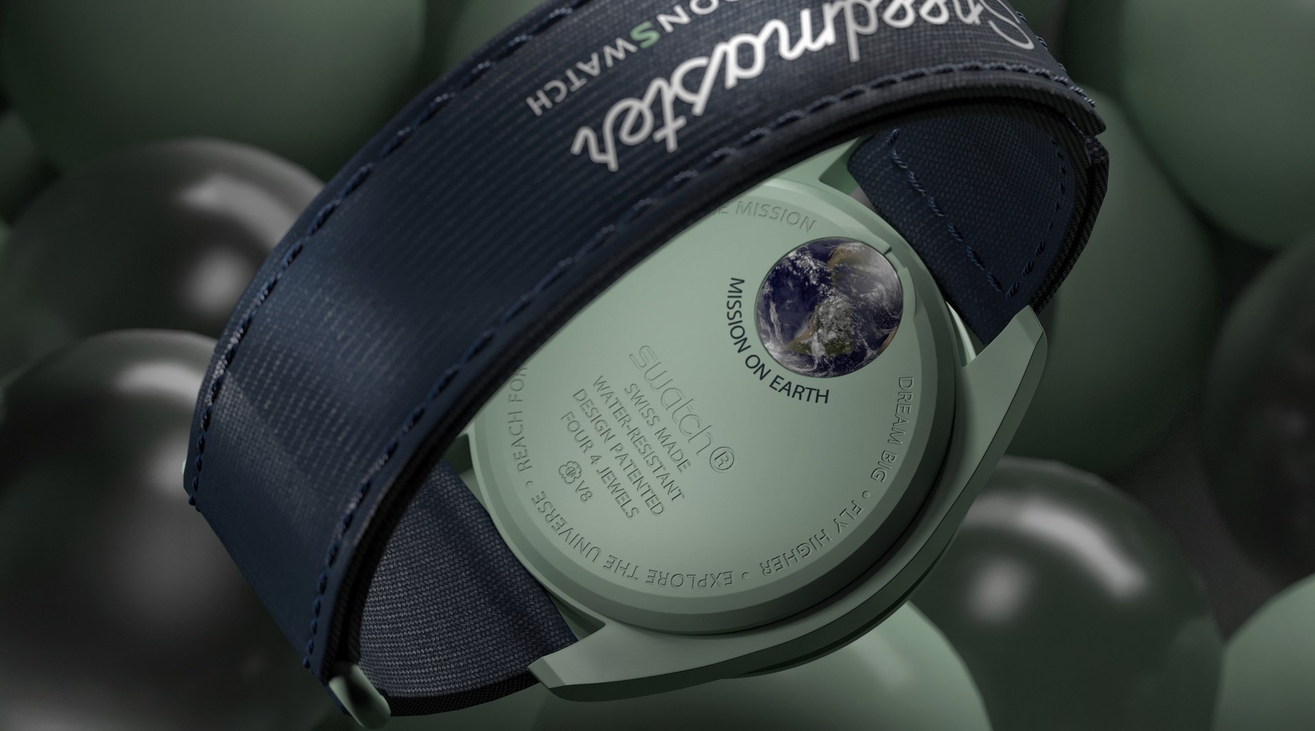 Swatch X Omega MoonSwatch Earth 3D - TurboSquid 1880935