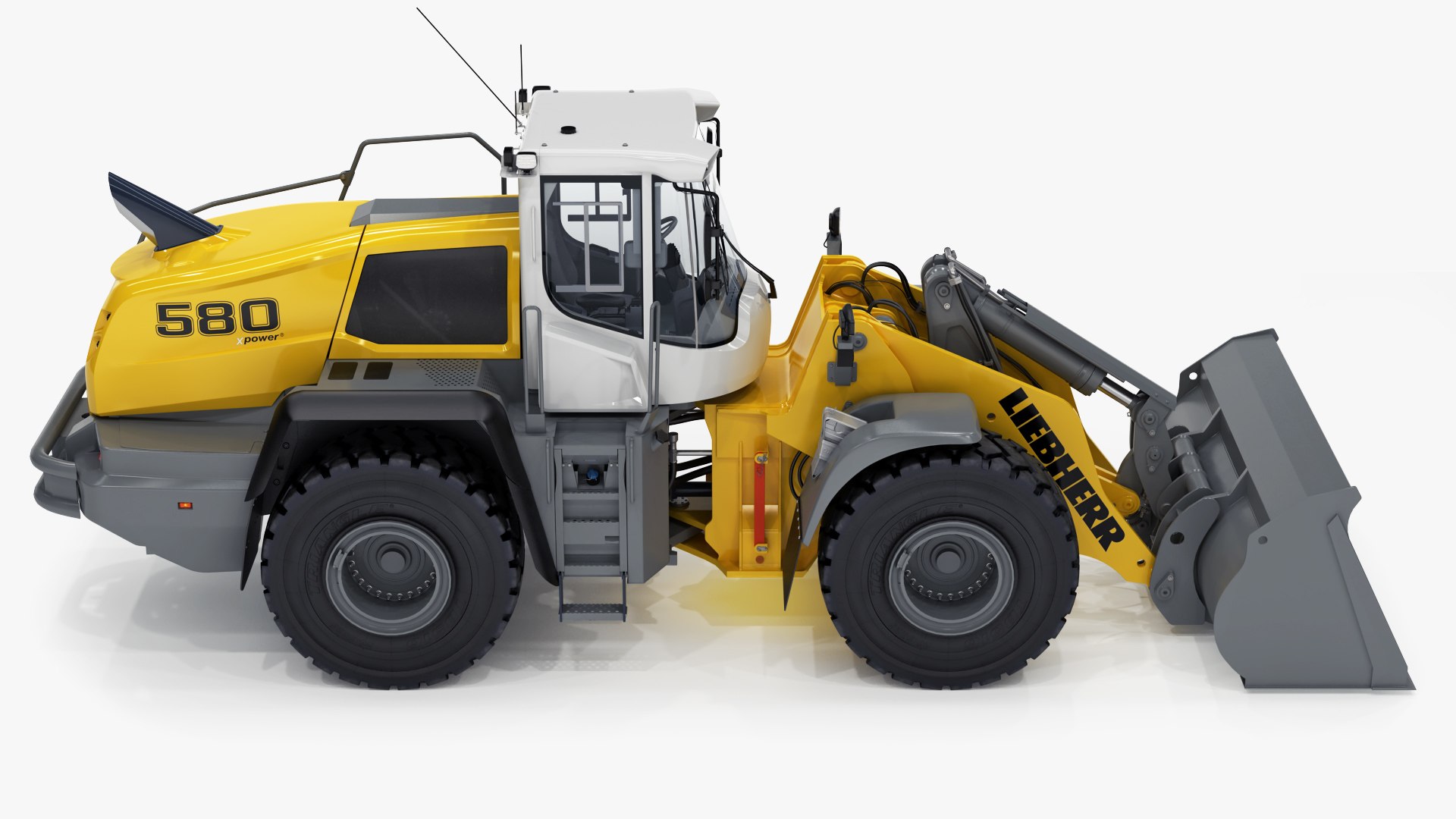 3D liebherr l580 xpower wheel loader - TurboSquid 1473911