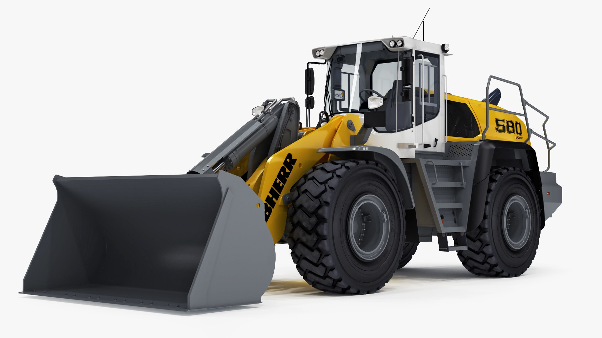 3D liebherr l580 xpower wheel loader - TurboSquid 1473911