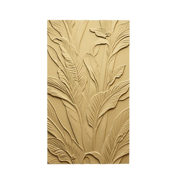 modèle 3D de Ensemble de décoration murale moderne en panneaux, relief ...