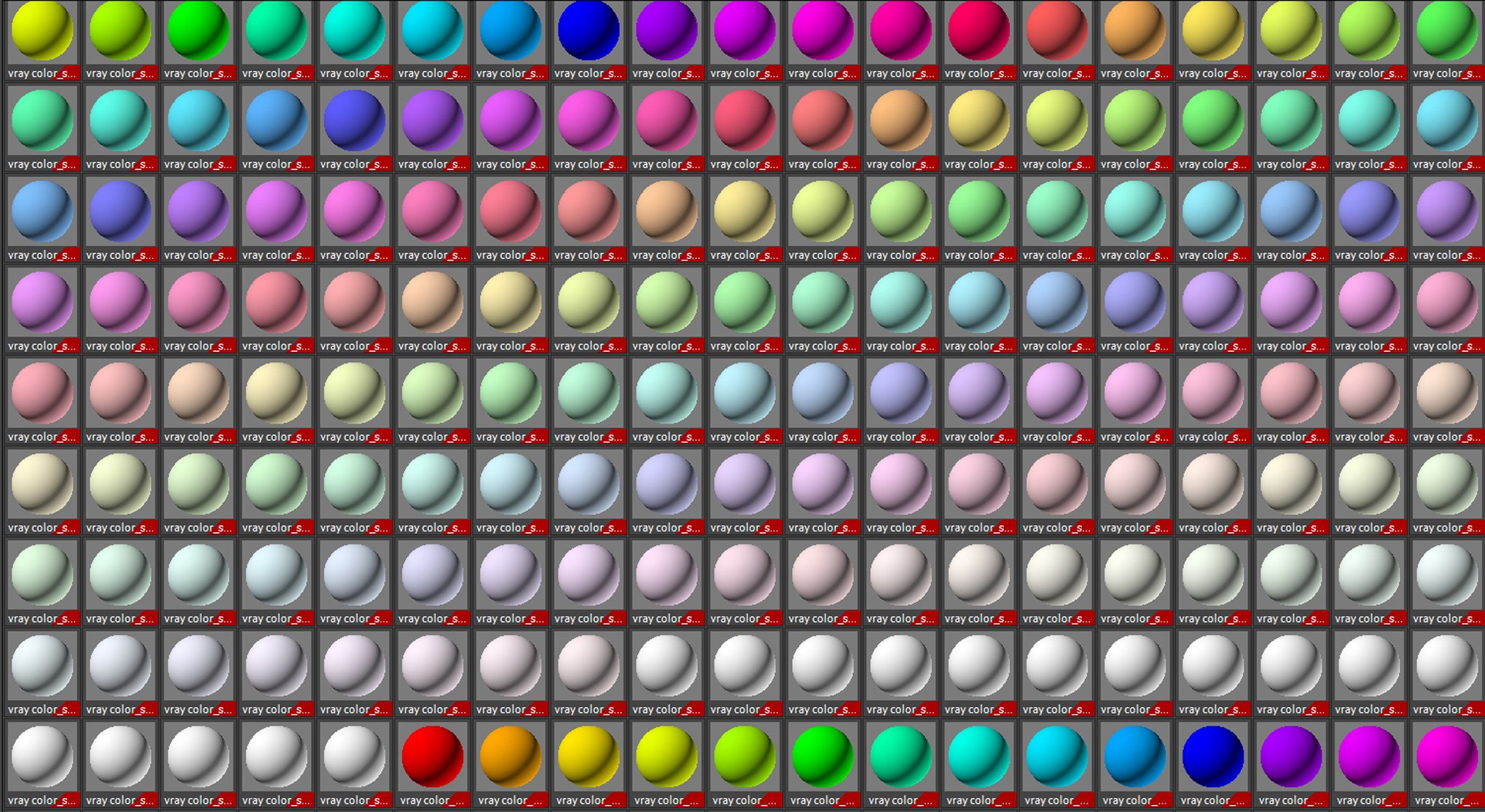 Color Palette Material Color Model - TurboSquid 1741325