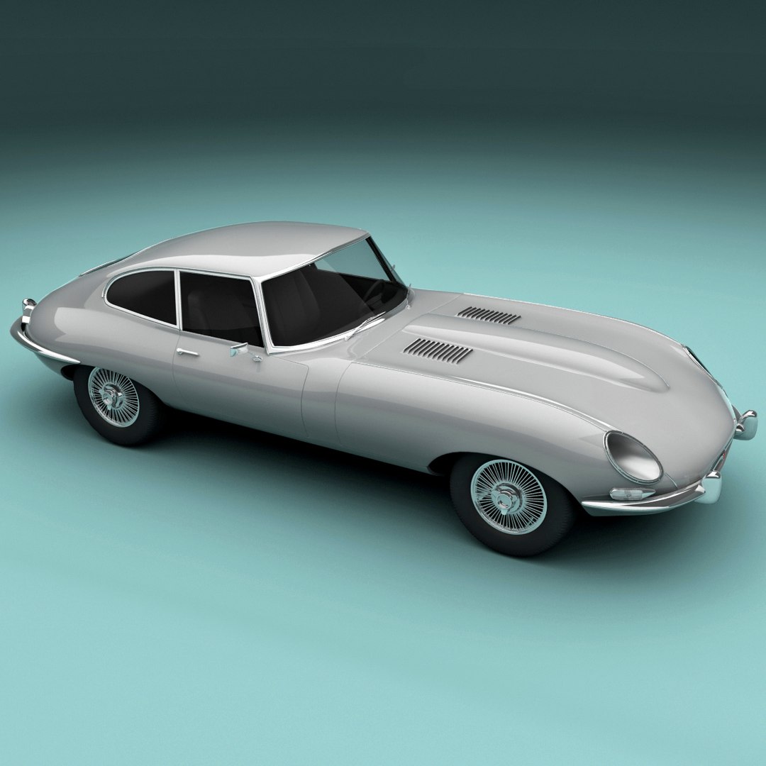 e-type modelled 3d model