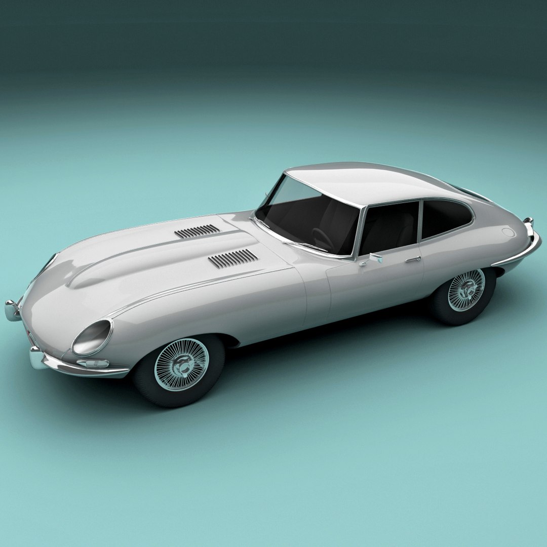 e-type modelled 3d model