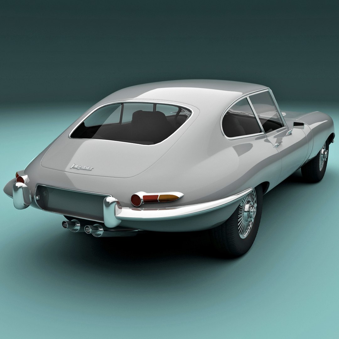 e-type modelled 3d model