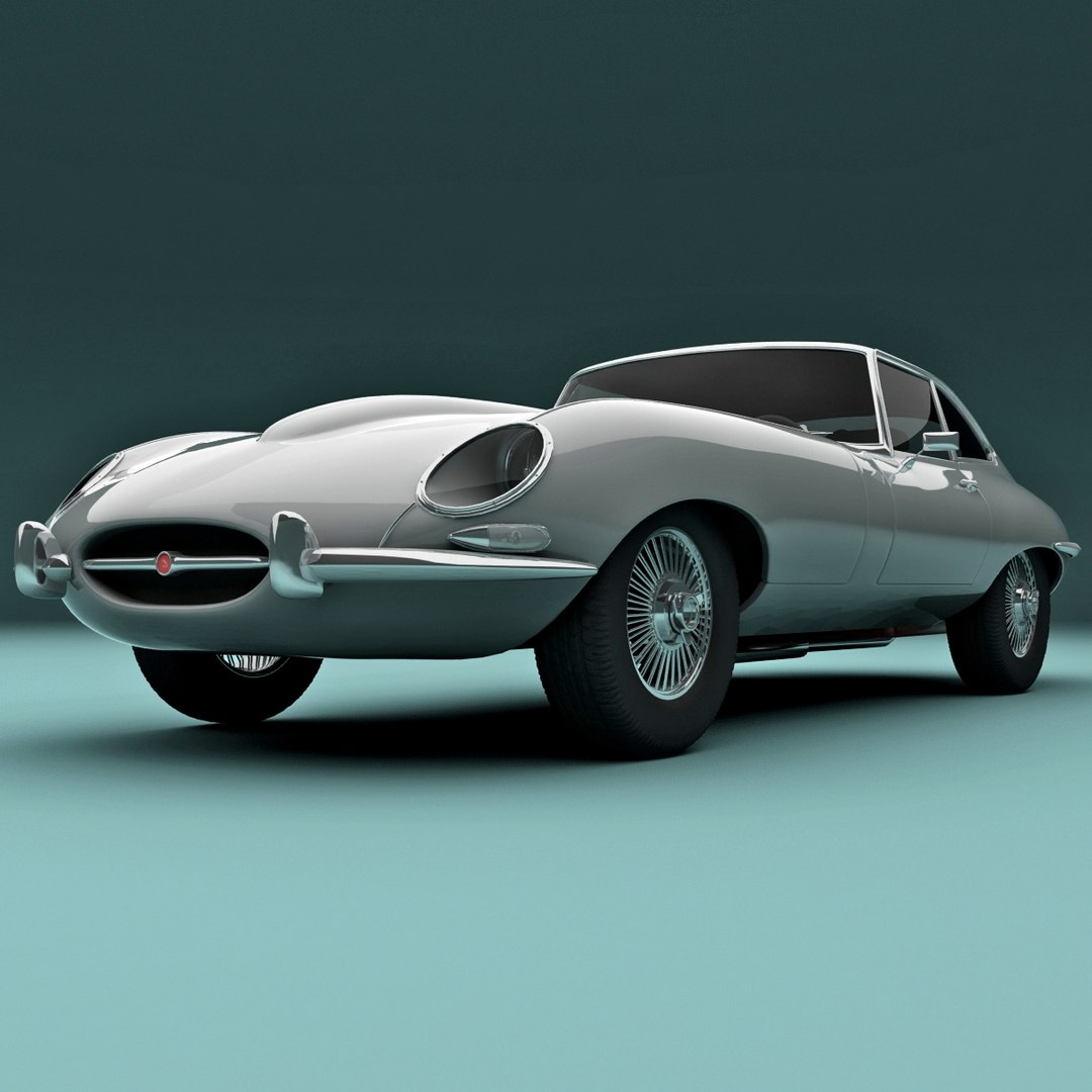 e-type modelled 3d model