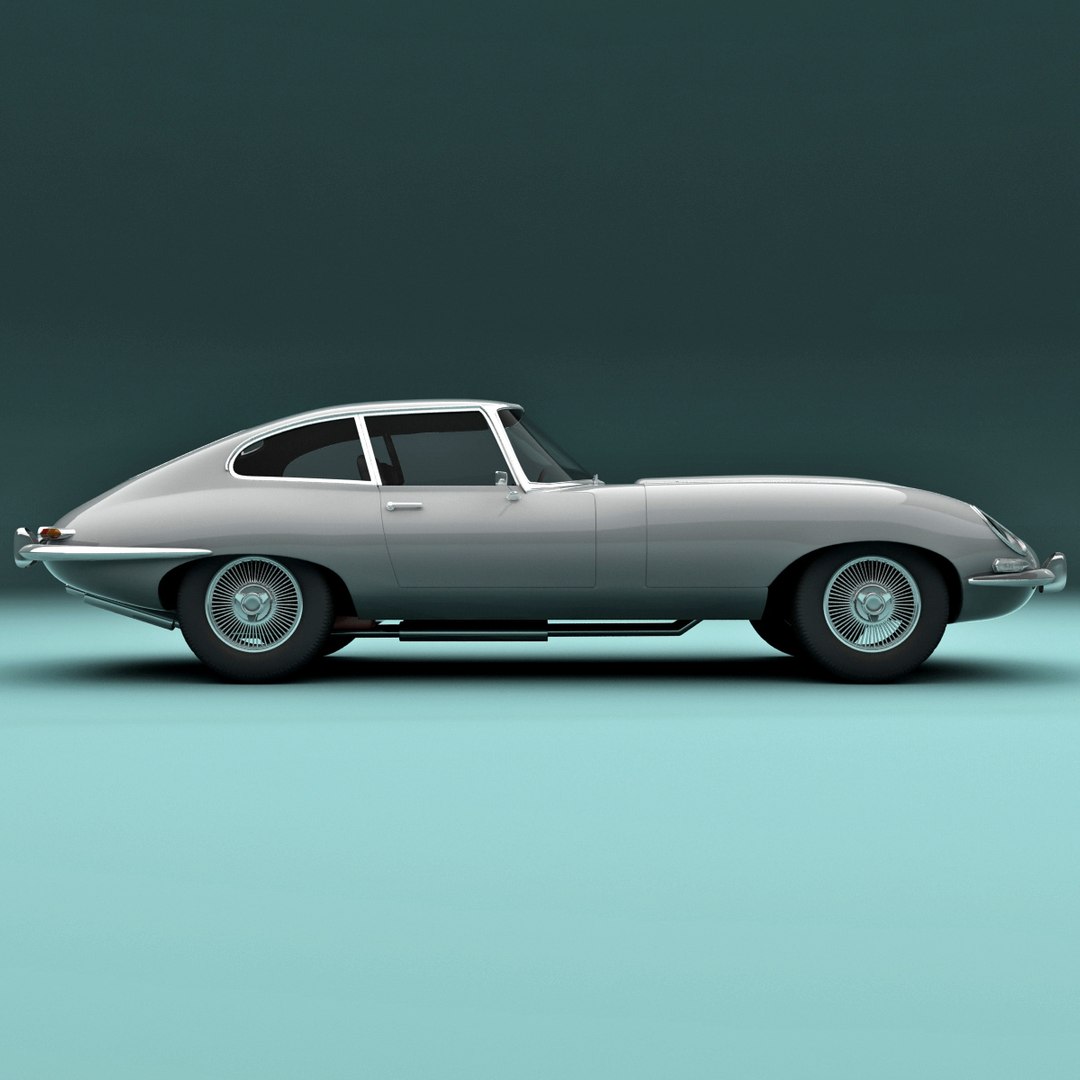 e-type modelled 3d model