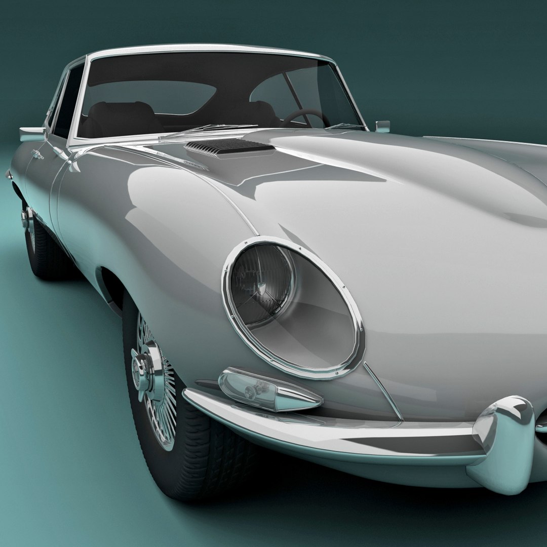 e-type modelled 3d model
