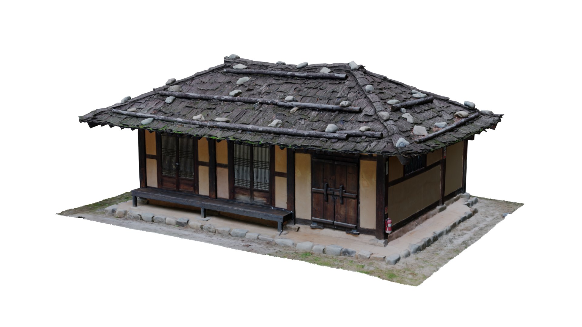 Korean Traditional Tiled House Model - TurboSquid 1853171