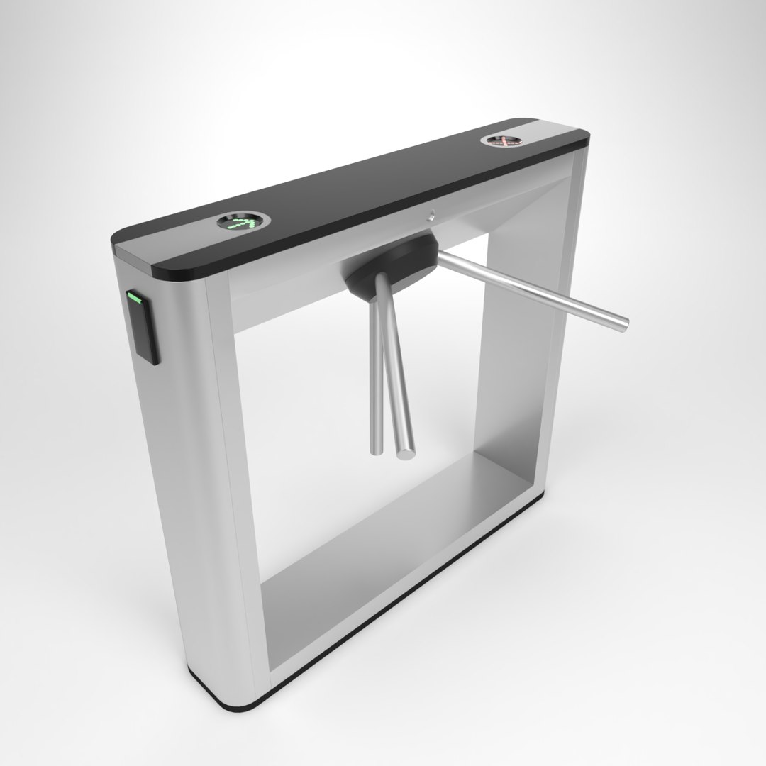 3D Interior Turnstile Gate Ttd-03 Model - TurboSquid 1263265