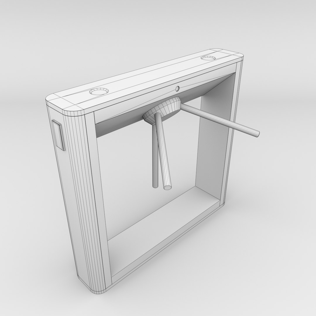 3D Interior Turnstile Gate Ttd-03 Model - TurboSquid 1263265