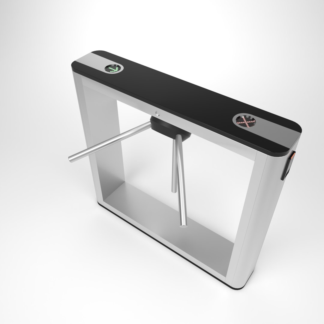 3D Interior Turnstile Gate Ttd-03 Model - TurboSquid 1263265