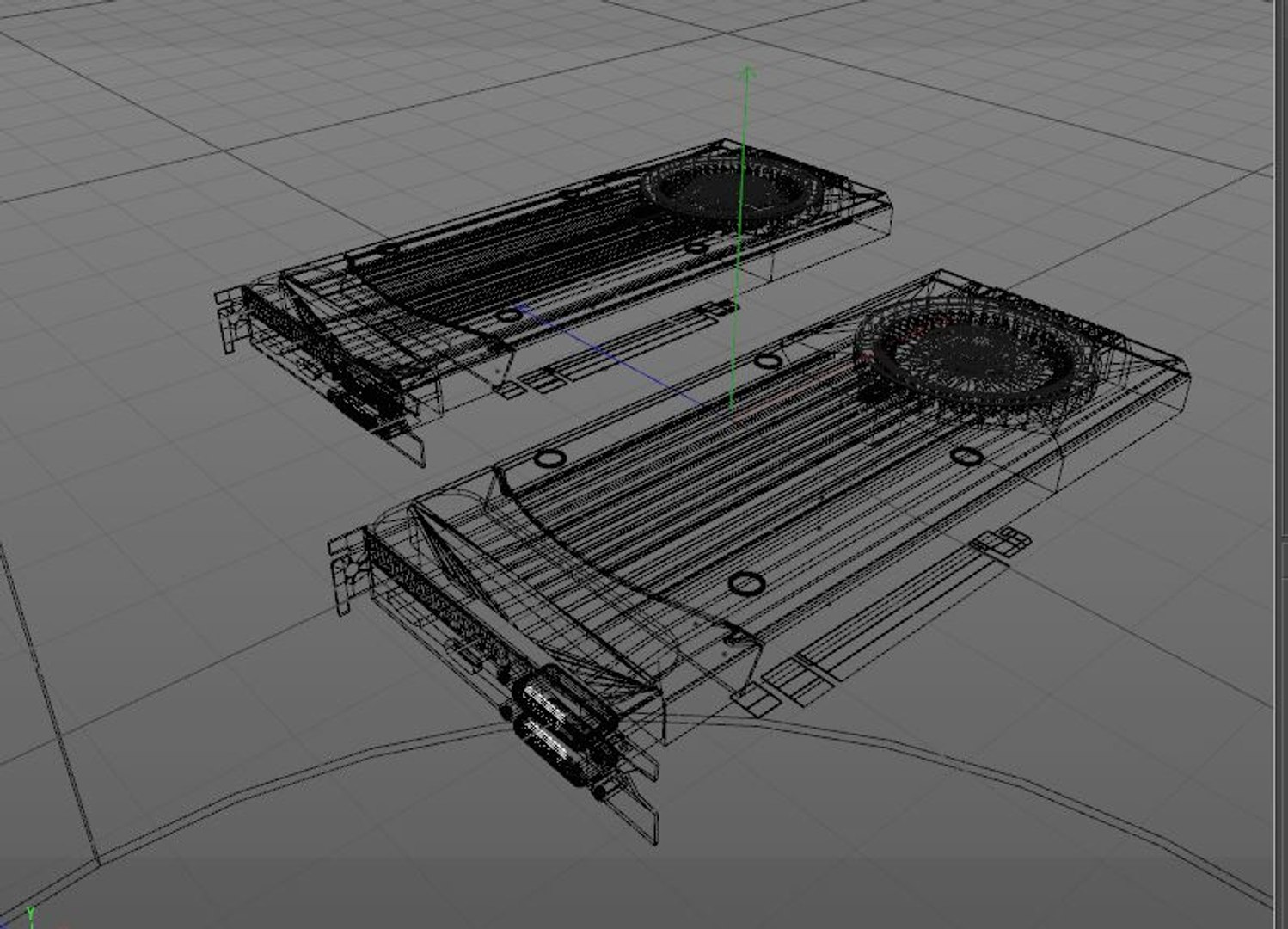 3d model nvidia graphic card