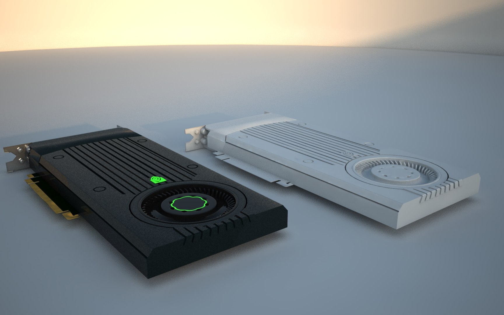 3d model nvidia graphic card