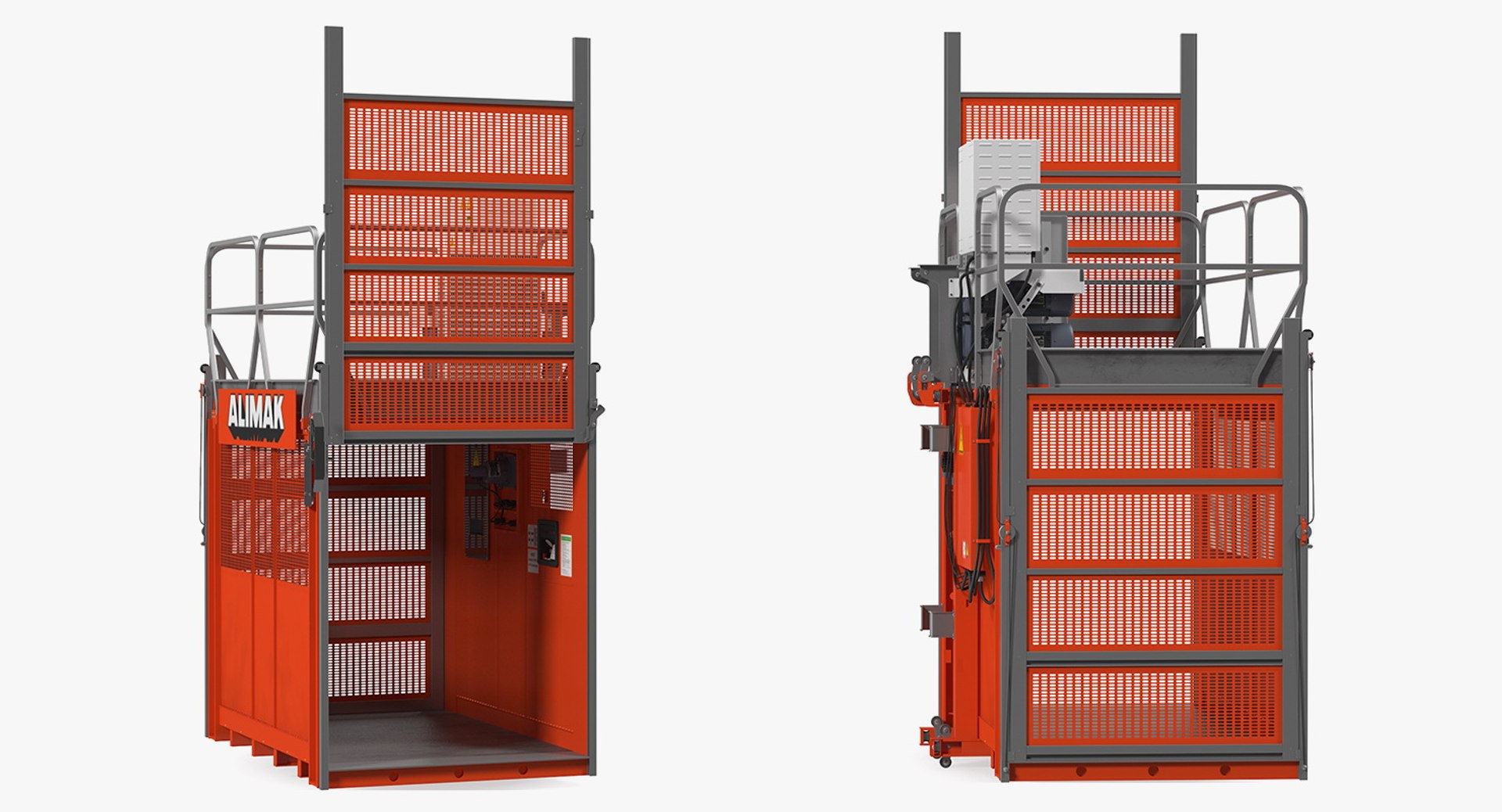 Construction Lift Cabin Model - TurboSquid 1416881