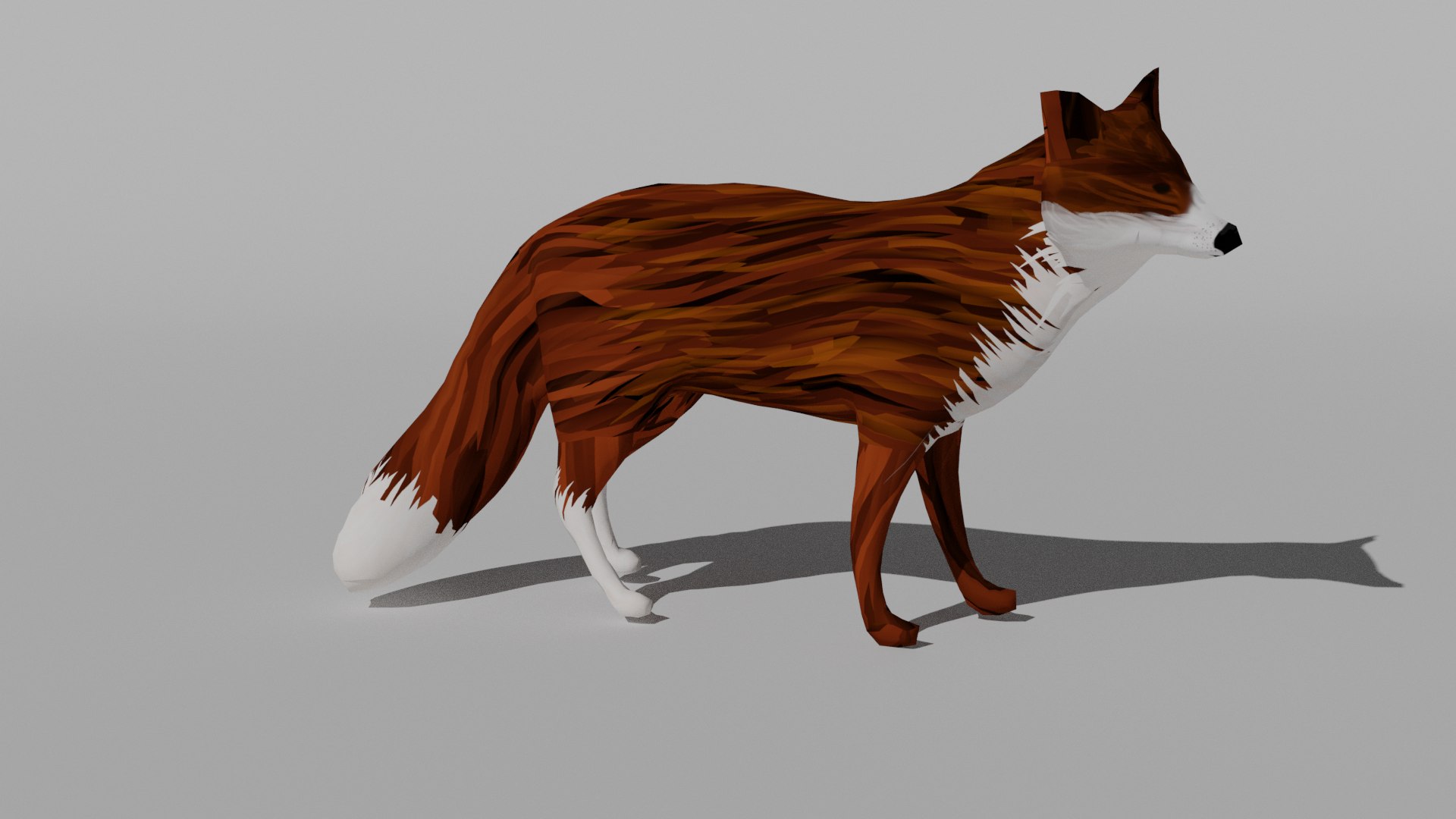 Fox Low Poly 3D Model - TurboSquid 1990822