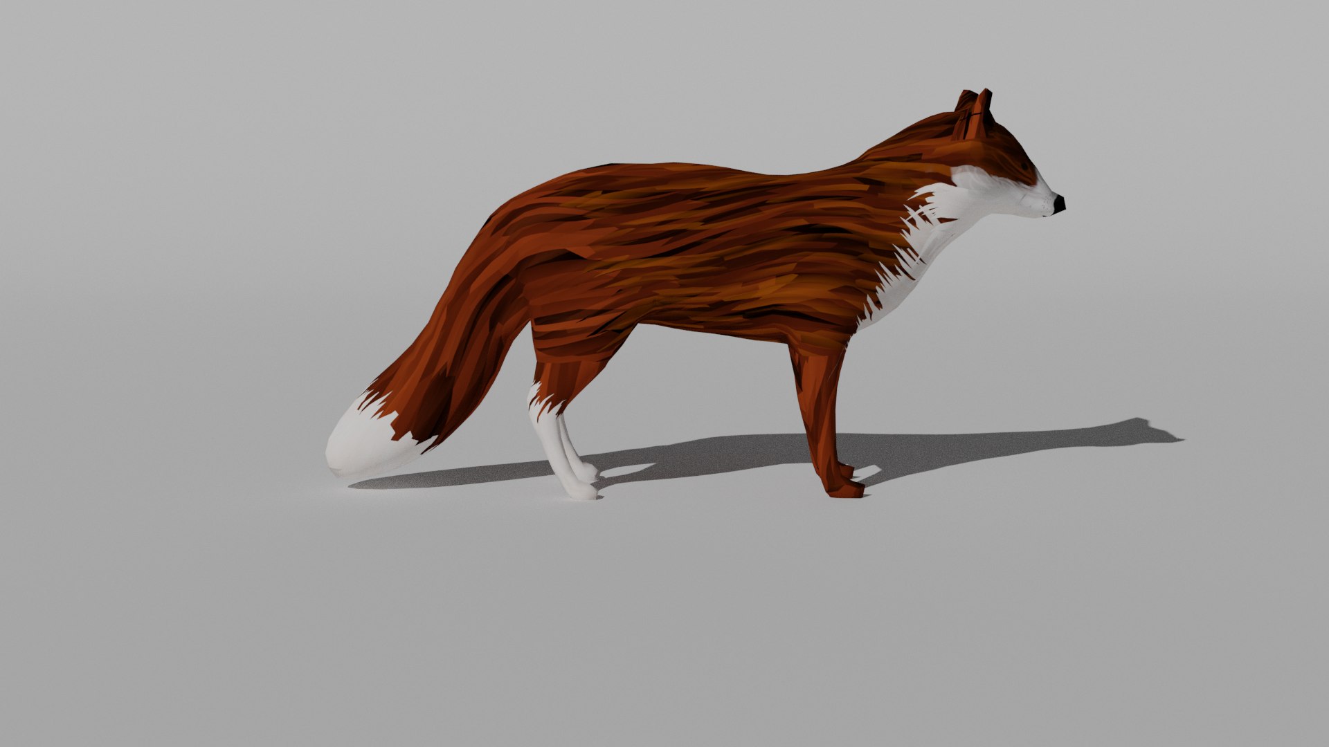 Fox Low Poly 3D Model - TurboSquid 1990822