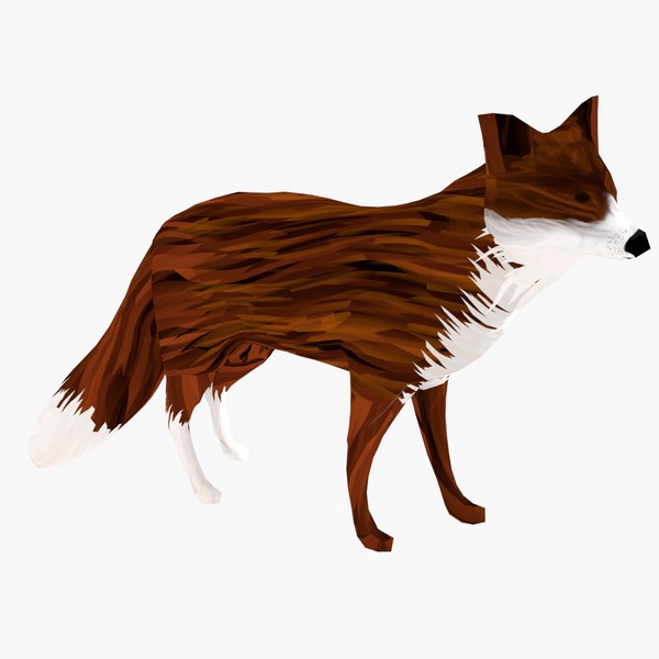 Fox Low Poly3D模型 - TurboSquid 1990822