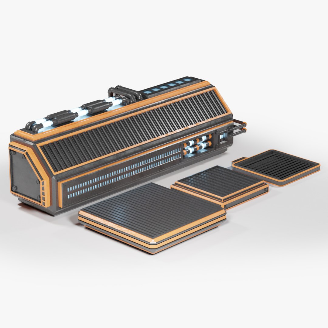 3D Sci-Fi Air Vent Collection - TurboSquid 1973523